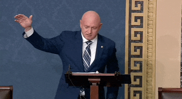 10 GIFs From Sen. Mark Kelly's Maiden Senate Floor Speech by GIPHY News ...