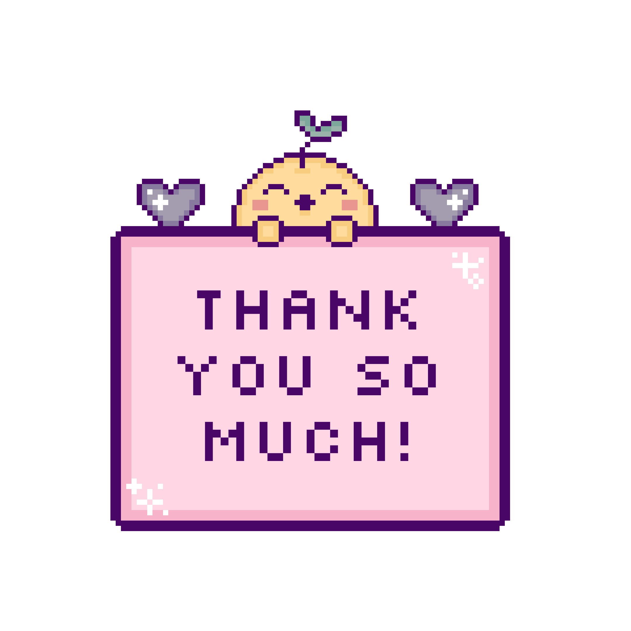 Pixel Thank You Sticker by KP. for iOS & Android | GIPHY