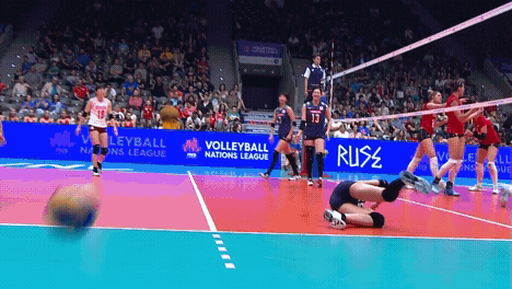 Happy Volleyball Nations League GIF by Volleyball World - Find & Share ...