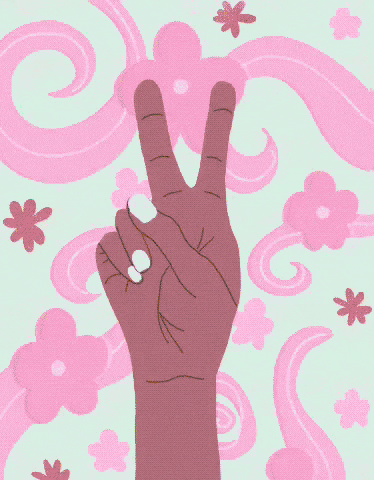 Hand Peace Sign GIFs - Find & Share on GIPHY