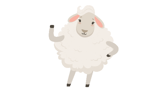 Sheep Dancing Sticker by Mercy For Animals for iOS & Android | GIPHY