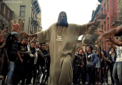 Jesus-dance GIFs - Get the best GIF on GIPHY
