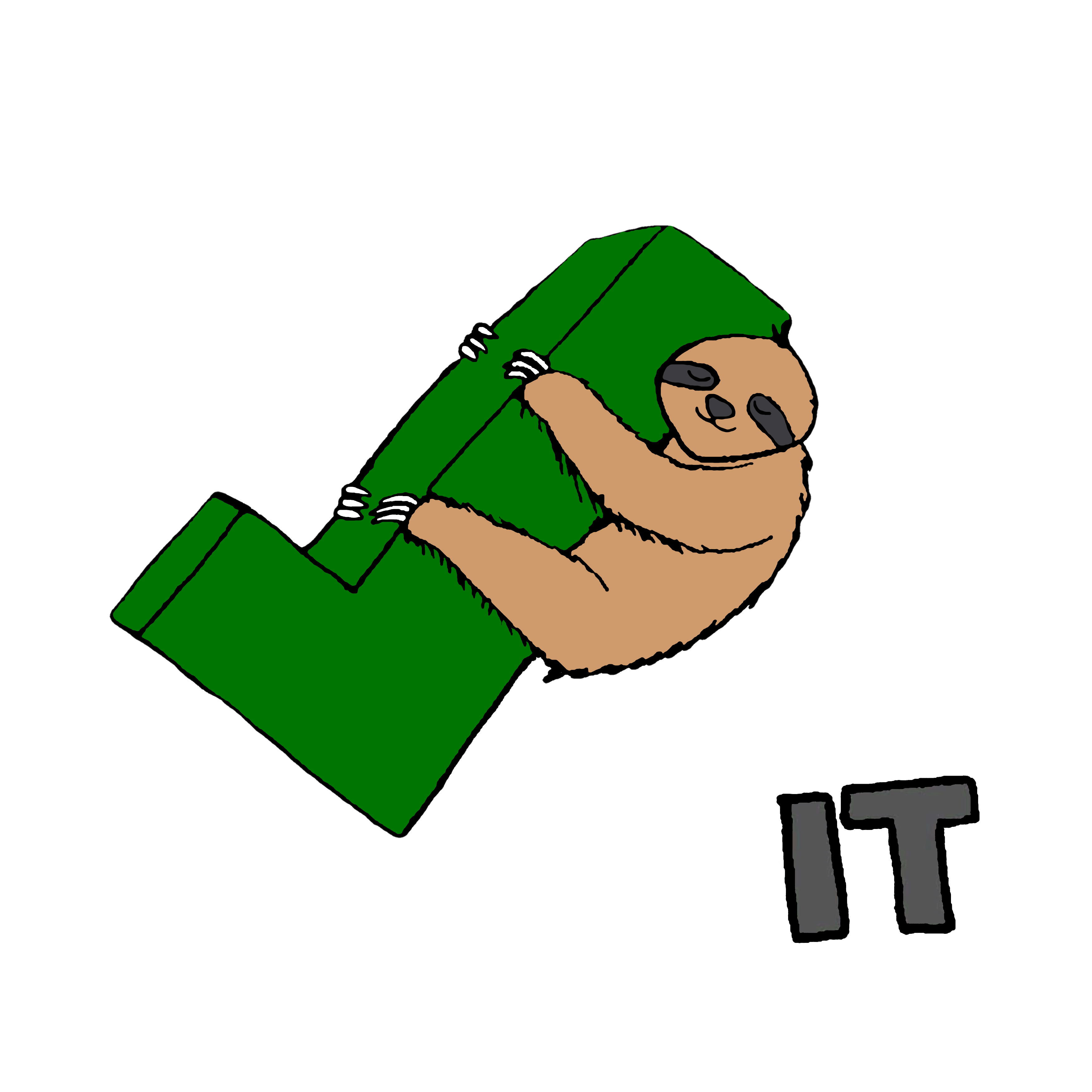 Sloth Check It Sticker by HumboldtState for iOS & Android | GIPHY