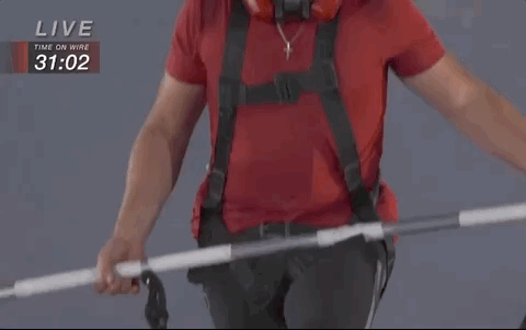 Nik Wallenda Highwire GIF by Volcano Live! with Nik Wallenda - Find ...