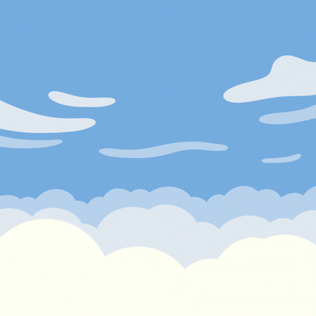 Clouds Sky Cartoon Gifs Animated