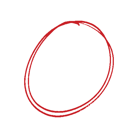 Red Circle Sticker by ELKO Iceland for iOS & Android | GIPHY