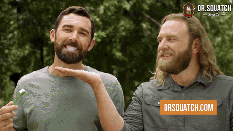 Natural Toothpaste for Men by DrSquatch | GIPHY