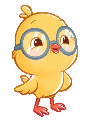 Look Chicken Sticker by Canticos World for iOS & Android | GIPHY