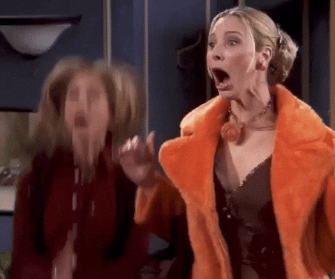 happy, friends, excited, season 5, jump, joy, clapping, happy dance ...