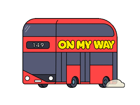 Coming London Sticker by BloodBros for iOS & Android | GIPHY