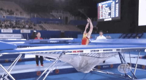 Bounce Trampoline GIF by FIG Gymnastics - Find & Share on GIPHY