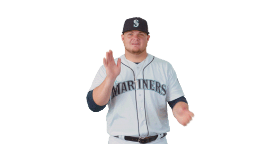 Seattle Mariners Clap Sticker by MLB for iOS & Android | GIPHY
