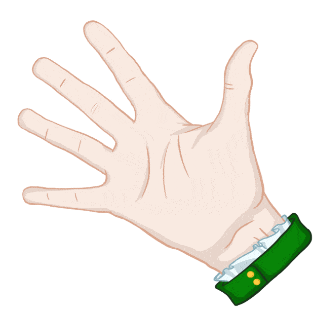 Patrick Hand Gestures by Stickerpacks.design | GIPHY