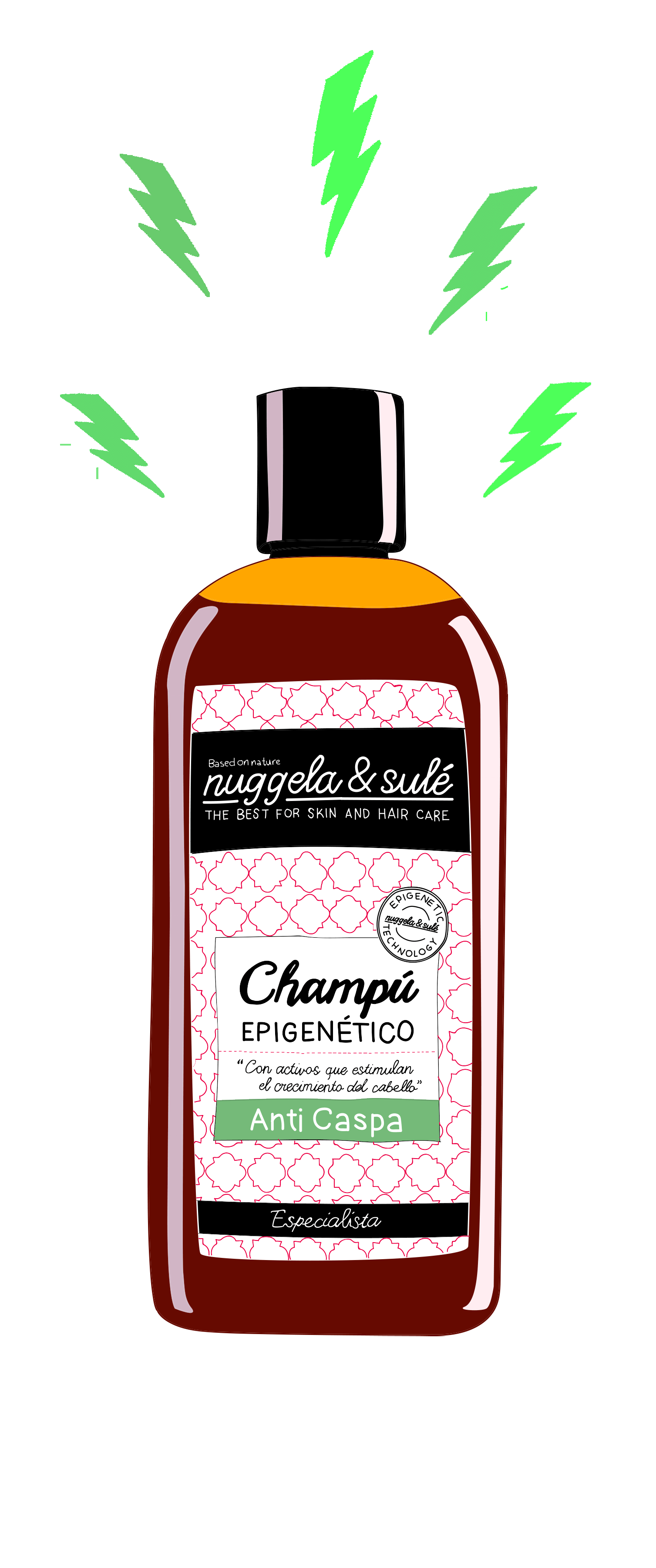 Hair Shampoo Sticker by Nuggela & Sulé for iOS & Android | GIPHY