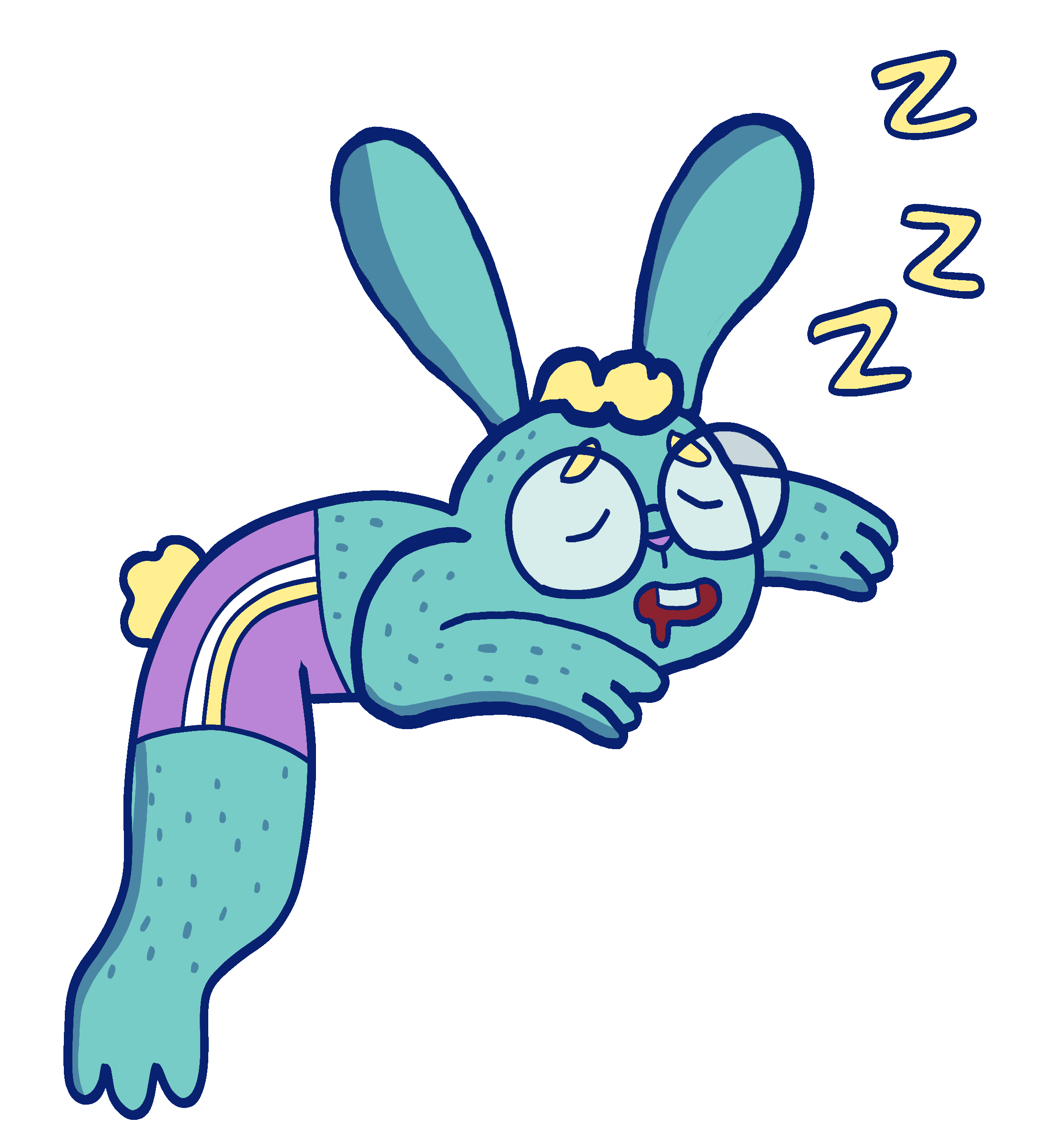 Sleepy Sticker by Nick Ybarra for iOS & Android | GIPHY