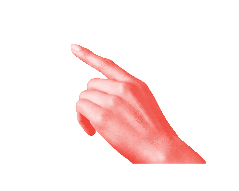 Hand Click Here Sticker by Skylar Media for iOS & Android | GIPHY
