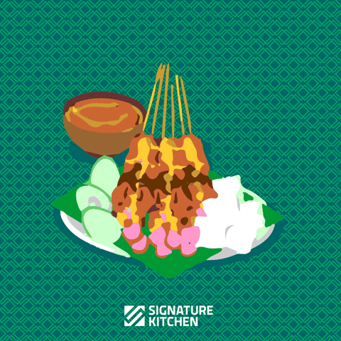 Hari Raya Smile GIF by Signature Kitchen Official - Find & Share on GIPHY