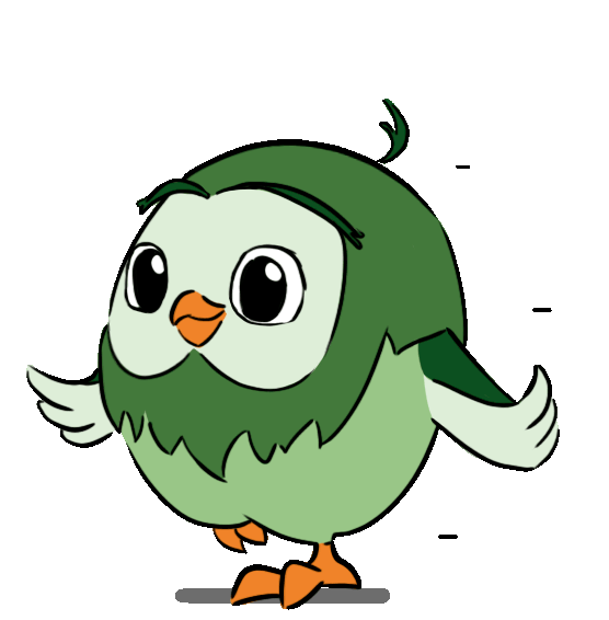 Run Owl Sticker by Cursinho Sapiência for iOS & Android | GIPHY