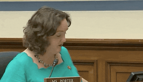 Katie Porter GIF by GIPHY News - Find & Share on GIPHY
