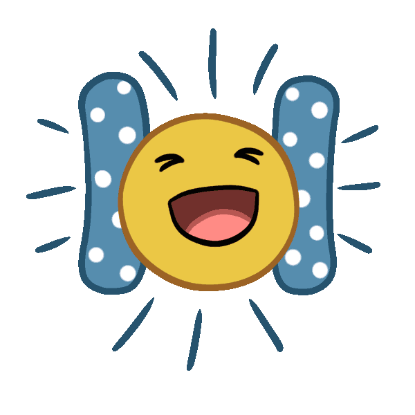 Happy Laugh Out Loud Sticker by beckadoodles for iOS & Android | GIPHY