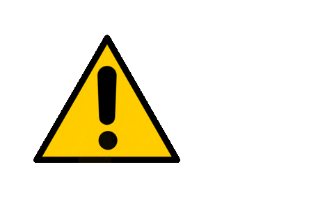 Warning Sticker for iOS & Android | GIPHY