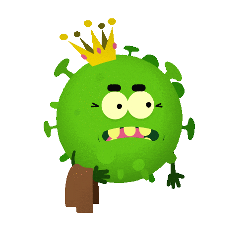 Corona Virus Sticker by Fran Solo for iOS & Android | GIPHY