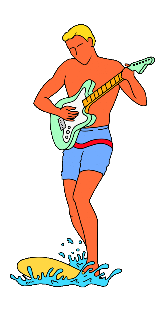 California Surf Sticker by Fender for iOS & Android | GIPHY