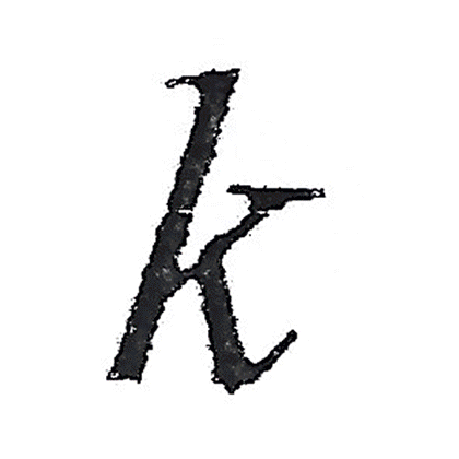 Typography K Sticker for iOS & Android | GIPHY