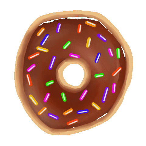 Dunkin Donuts Chocolate Sticker for iOS & Android | GIPHY