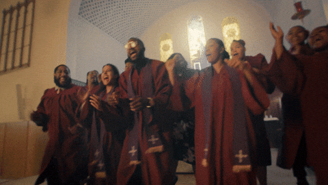 Praise The Lord Happy Dance GIF by Samm Henshaw - Find & Share on GIPHY