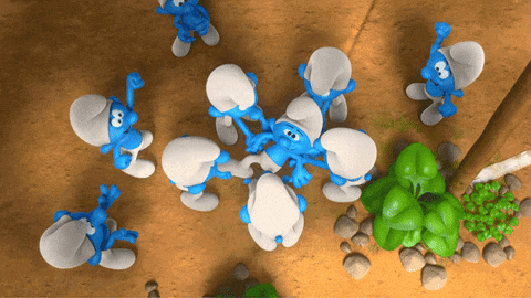 Party Cheer GIF by The Smurfs - Find & Share on GIPHY