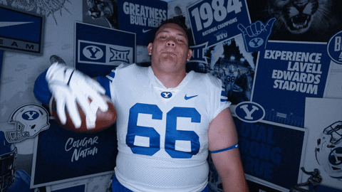Byu Football GIF by BYU Cougars - Find & Share on GIPHY