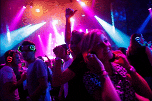Party Fun GIF by RGB Disco - Find & Share on GIPHY