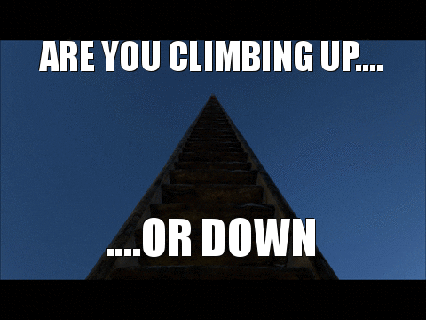 Climbing-down-ladder GIFs - Get the best GIF on GIPHY