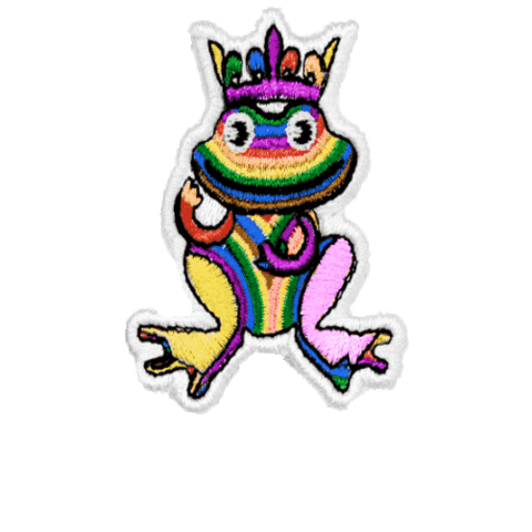 Rainbow Frog Gif Transparent