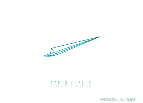 Mia Paper Planes Gif