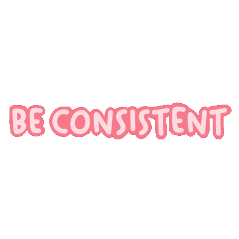 Health Be Consistent Sticker by Caroline's Choice for iOS & Android | GIPHY