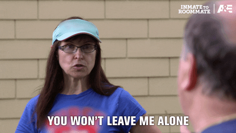 Leave Me Alone Sandra GIF by A&E - Find & Share on GIPHY