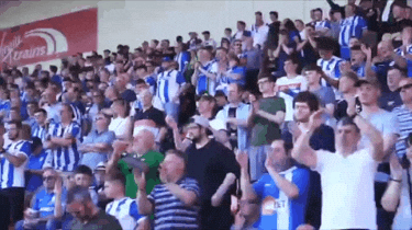 Clapping Football Fans GIF by Wigan Athletic - Find & Share on GIPHY