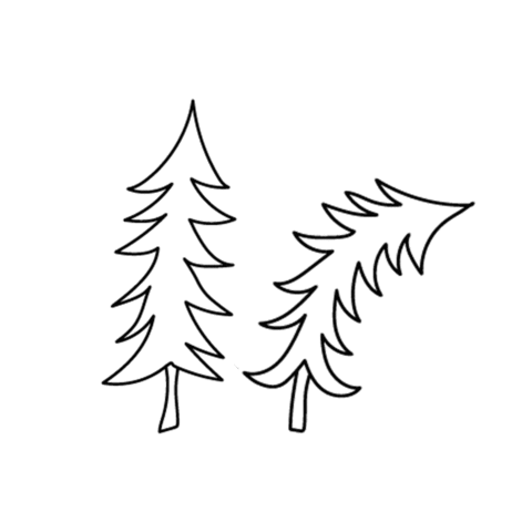 Drawing Tree Sticker by Tundra Snack for iOS & Android | GIPHY