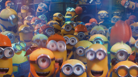 Happy Party GIF by Minions - Find & Share on GIPHY