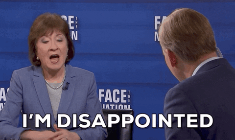 Susan Collins Disappointed GIFs - Get the best GIF on GIPHY