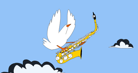Alto Saxophone GIF by Sarah Schmidt - Find & Share on GIPHY