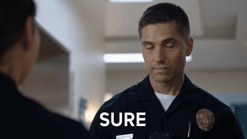 The Rookie Yes GIF by ABC Network - Find & Share on GIPHY