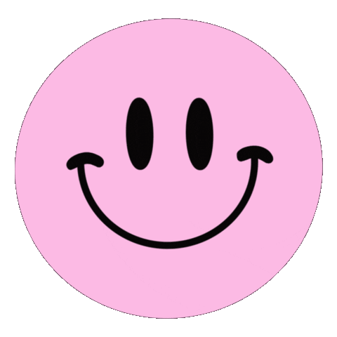Pink Smiley Face Gif