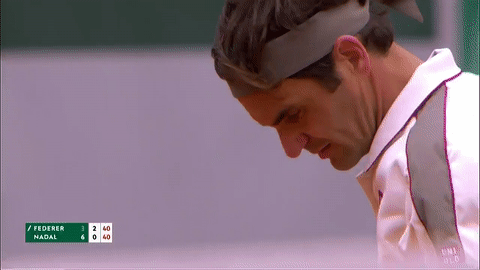 Roger Federer Sport GIF by Roland-Garros - Find & Share on GIPHY