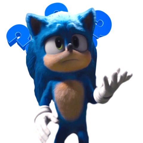 Confused Paramount Pictures Sticker by Sonic The Hedgehog for iOS ...
