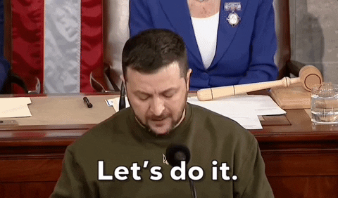 18 GIFs From Ukrainian Pres. Zelensky's Address to Congress by GIPHY ...