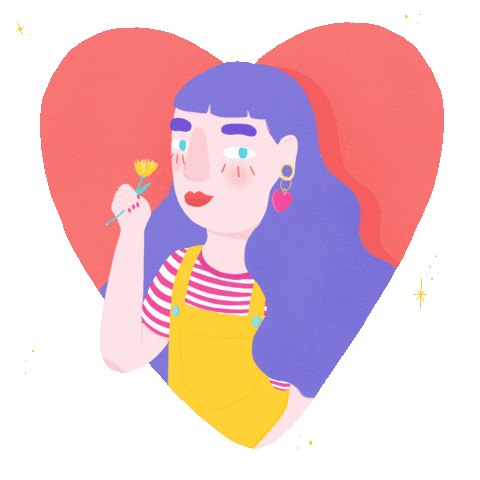 Animation Love Sticker by vera savelkouls for iOS & Android | GIPHY