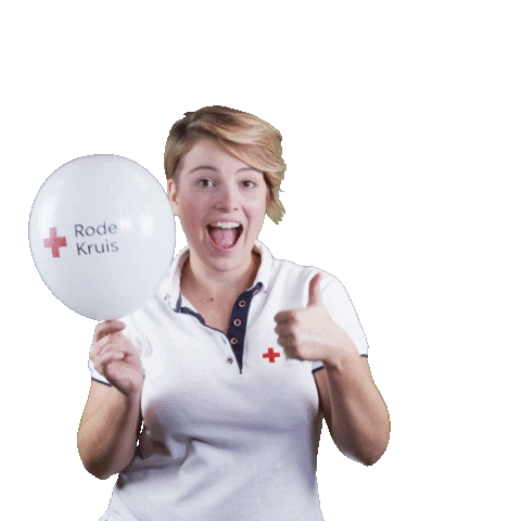 Red Cross Party Sticker by Rode Kruis Nederland for iOS & Android | GIPHY
